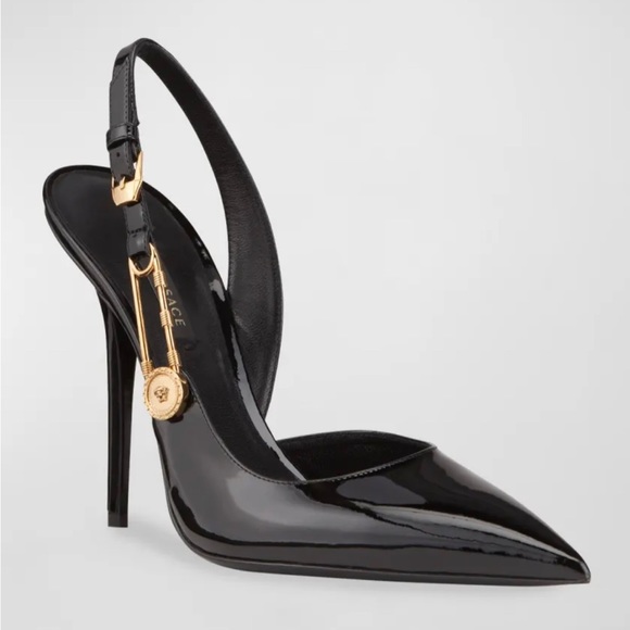 Versace | Shoes | Safety Pin Slingback Pumps | Poshmark